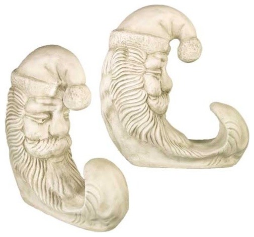 Santa Crescent, Display Display - Traditional - Decorative Objects And ...