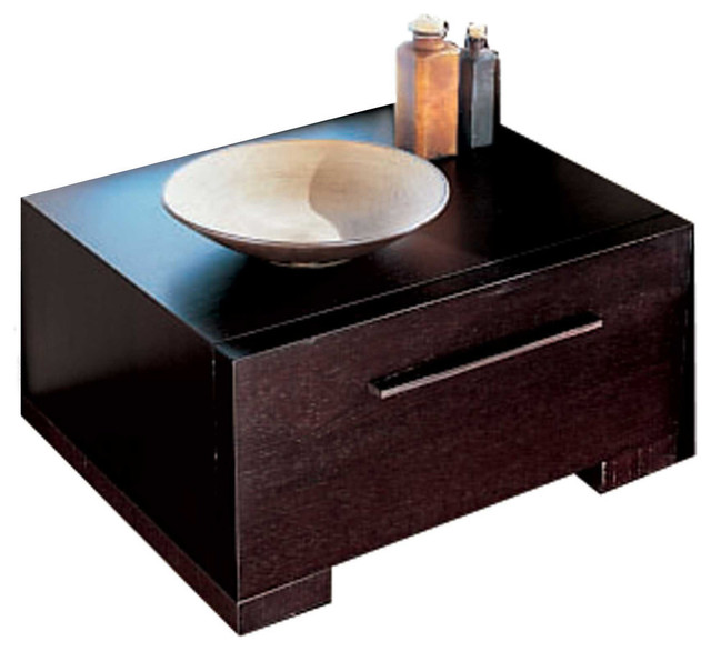 Yoko Bis Night Stand Wenge - Transitional - Nightstands And Bedside ...