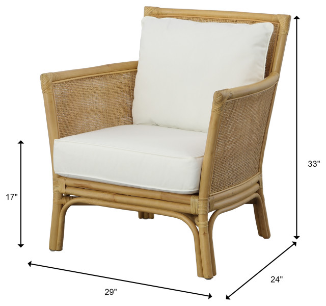 Uttermost Pacific Rattan Chair - Tropical - Armchairs And Accent Chairs ...