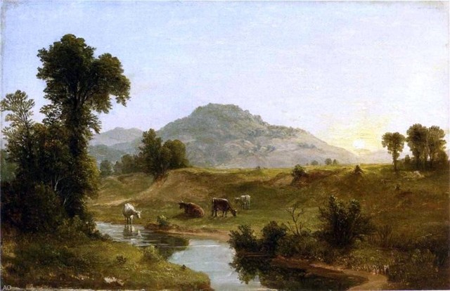 Asher Brown Durand Pastoral Landscape, Gallery Wrapped Canvas Print, 18 ...