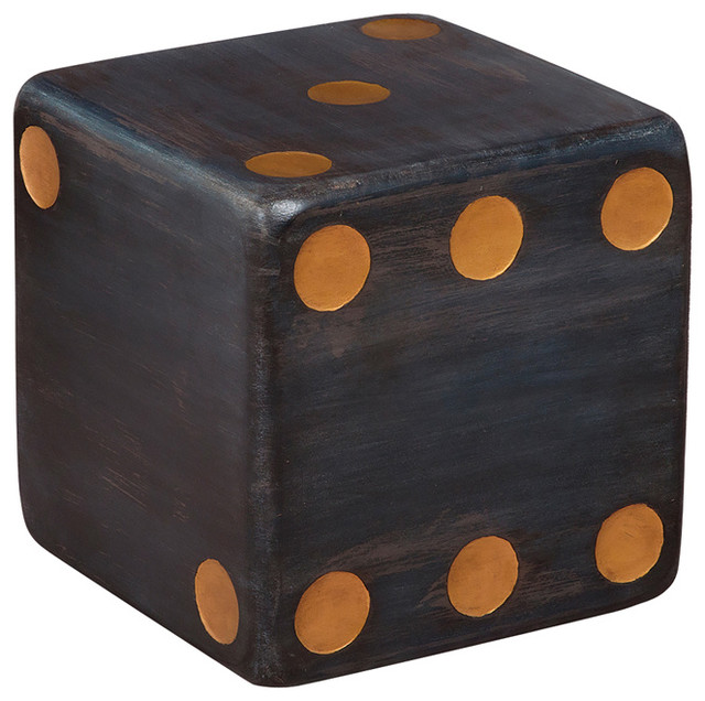 Guild Master 713020 Dice Accent Table-Stool - Eclectic - Side Tables ...