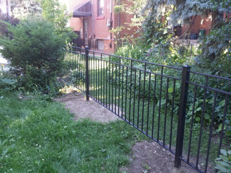 Double Bar Metal Fence & Gate - Toronto - by FWCLTD.CA | Houzz