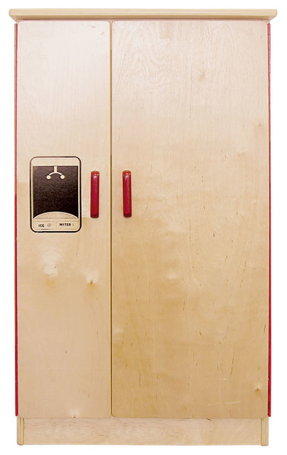 Ecr4Kids Kids Preschool Classroom Wooden Play Refrigerator Birch ...