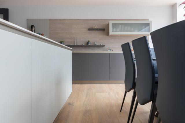 The Brighton House - RAL 7038 - Contemporary - Kitchen - Sussex - by ...