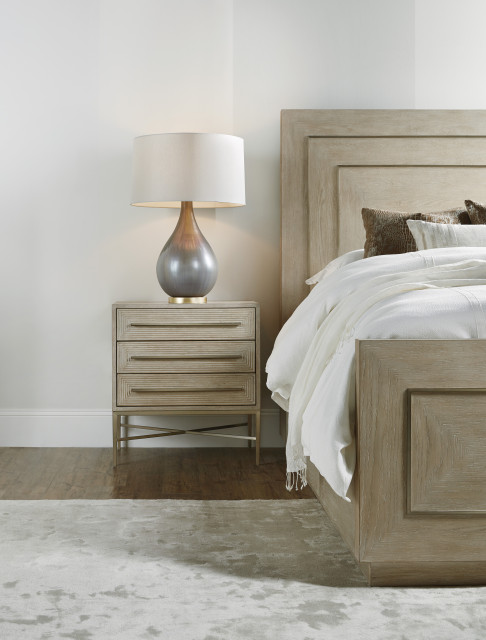 Cascade 3-Drawer Nightstand - Industrial - Nightstands And Bedside ...