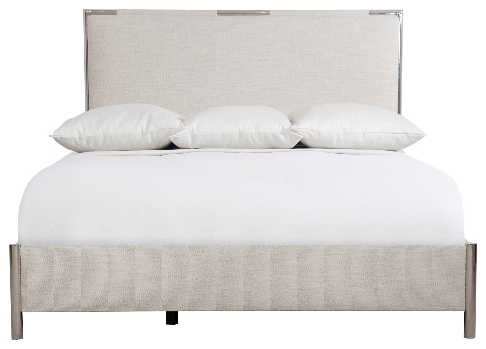Bernhardt Modulum Upholstered Panel Bed, Queen, Queen - Contemporary - Platform Beds - by ...