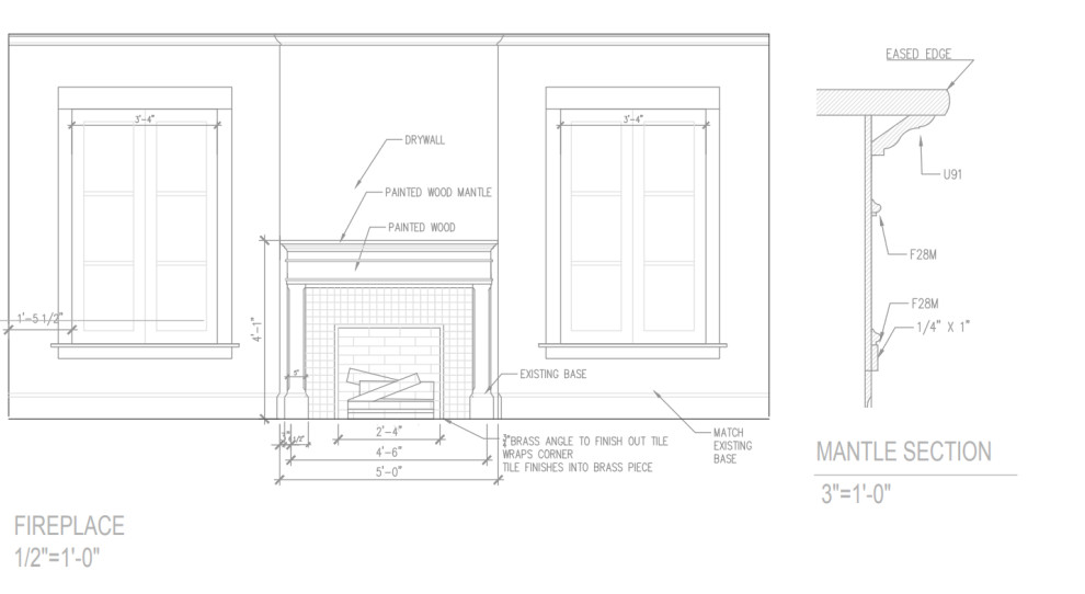 Fireplace Elevation Drawings Say Hello To The Luminex, Elevation, And