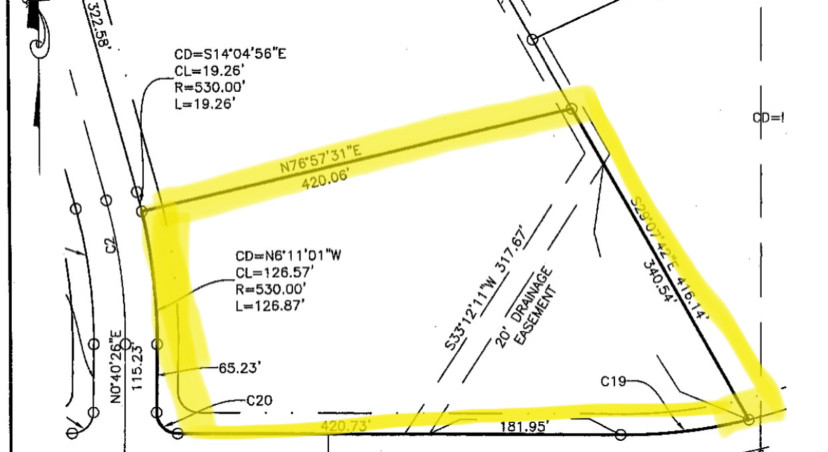 Is the drainage easement a deal breaker?