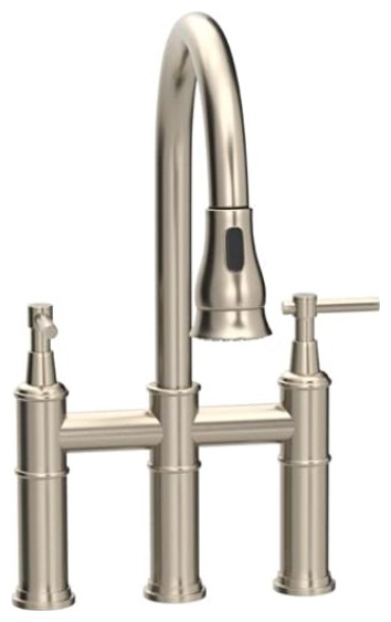 Unique High Arc Kitchen Faucet, Dual Function Pull Down Sprayer ...