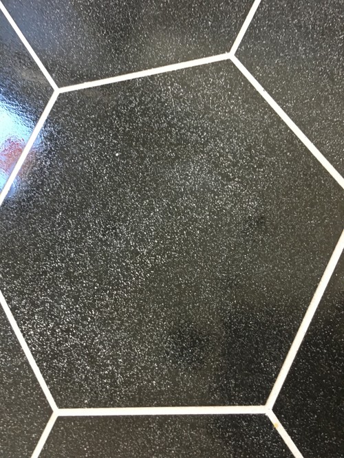 Basalt white grout stains