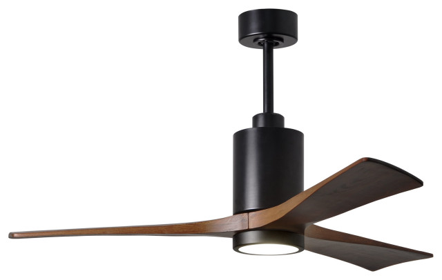 Matthews Patricia 52" Indoor Ceiling Fan in Matte Black, 52.000 ...