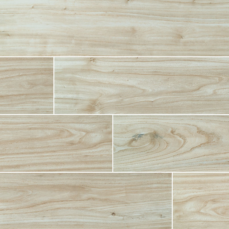 Catalina Maple 8X48 Polished Porcelain Tile - Farmhouse - Wall And ...