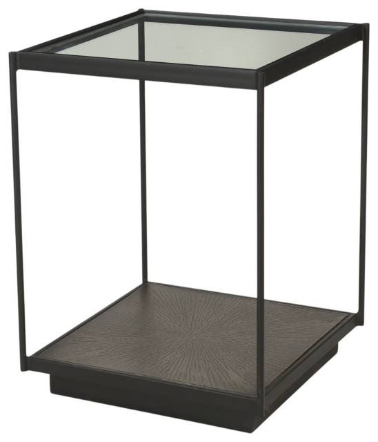 Cube Side Table, Black - Transitional - Side Tables And End Tables - by ...