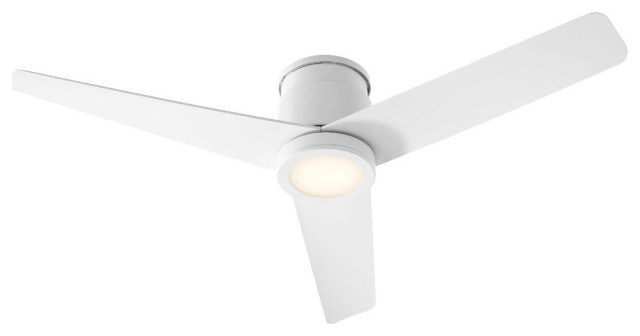 7.88" Ceiling Fan Light Kit White Finish Matte White Glass, Ceiling ...
