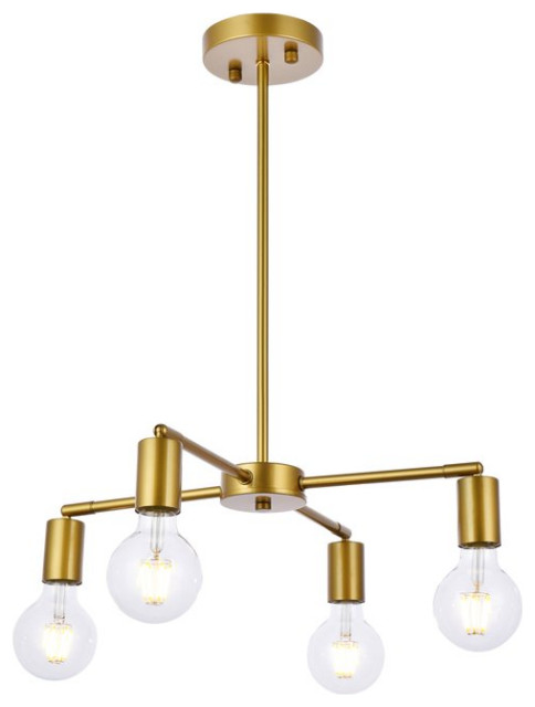 Caleb 4-Light Pendant - Transitional - Chandeliers - by Elegant ...