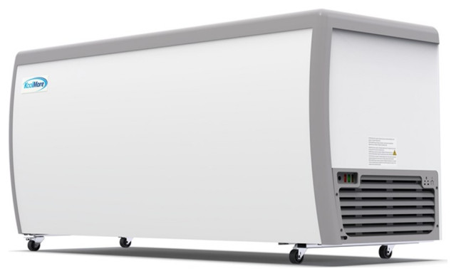 70 in. 12 Tub Ice Cream Dipping Cabinet Freezer with Sliding Door - 20 ...