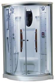Corner Walk-In Steam Shower - Contemporary - Steam Showers - by Steam ...