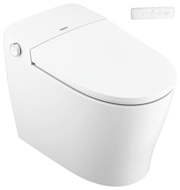 Moen 3-Series eToilet Smart Toilet with Bidet Seat, Elongated, UV Clean ...