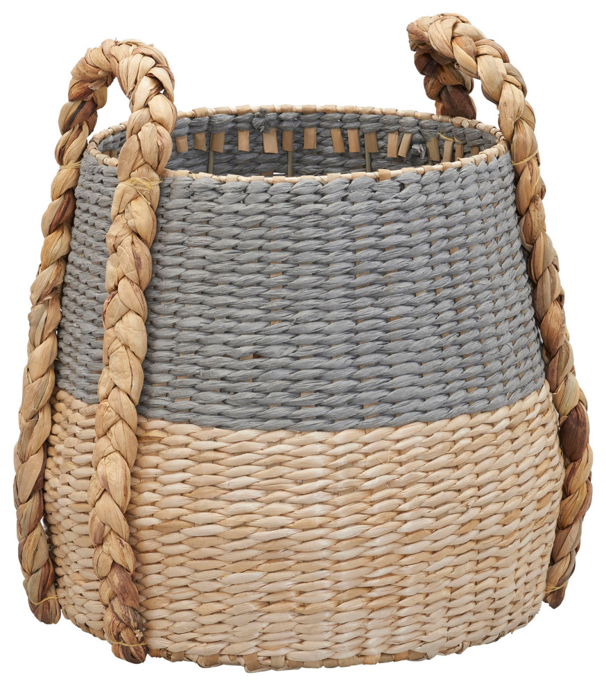 Cattail and Paper Terra Basket - Beach Style - Baskets - by Household ...