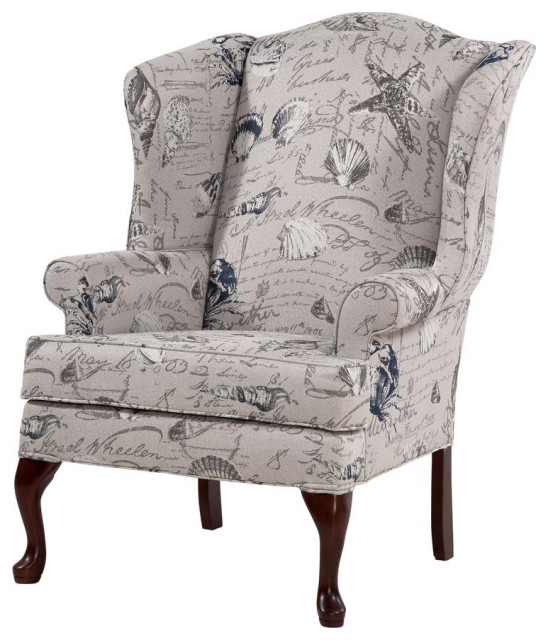 Oceanside Wing Back Chair - Contemporary - Area Rugs - by Bison ...