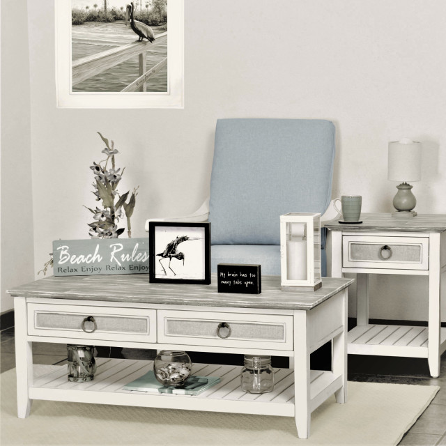 Captiva Island Coffee Table - Coffee Tables - by Homesquare | Houzz