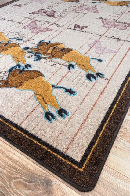 Buffalo Run, Sand, 2'x8', 2'x8' - Southwestern - Hall And Stair Runners ...
