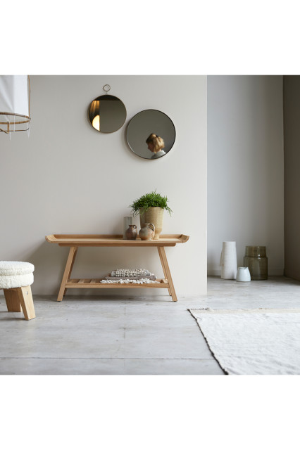 Natural Teak Classic Console Table | Tikamoon Pampa - Transitional ...