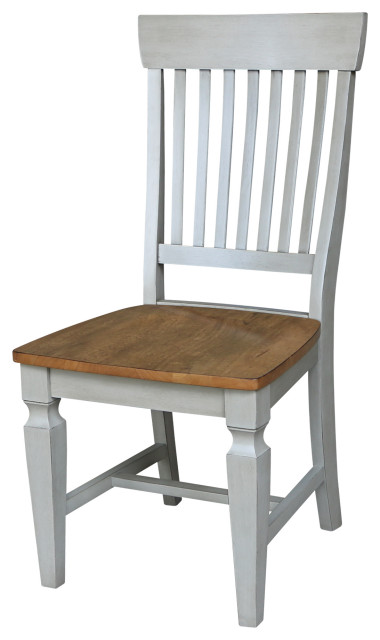 Vista Slat Back Chairs, Set of 2 - Transitional - Dining Chairs - by ...