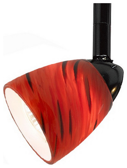 HT Track Light With Glass Shade - Contemporary - Track Heads And ...