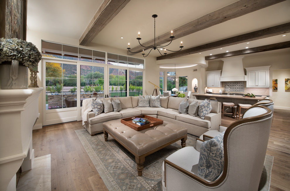 A rustic modern touch - Mediterranean - Living Room - Phoenix - by ...