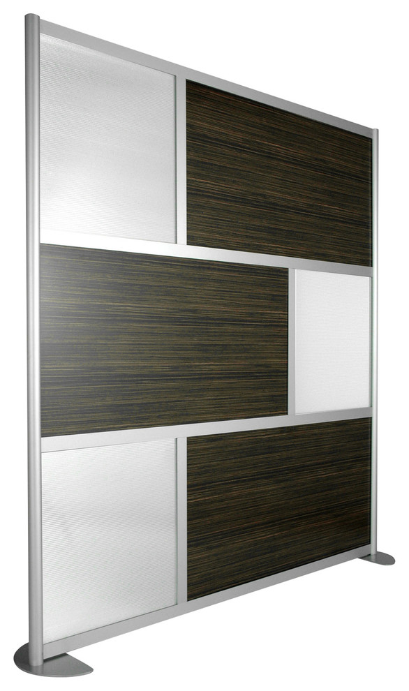 LOFTwall modular space divider, modern aluminum frame, LW6 78" High ...