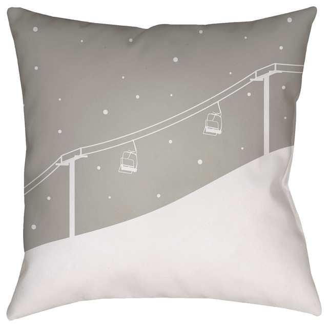 Ski Lift Pillow 18x18x4, 20 x 20 x 4 - Contemporary - Outdoor Cushions ...