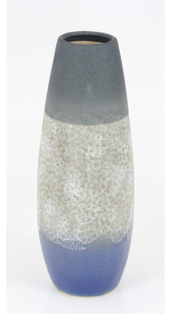 Resplendent Distressed Ceramic Vase, Small - Transitional - Vases - by ...