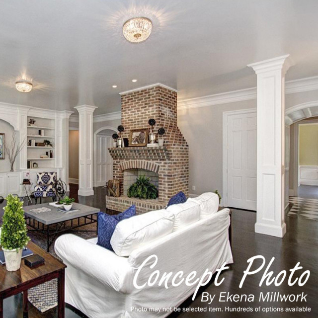 Endura-Craft Craftsman Classic, Square Non-Tapered, Recessed Panel ...