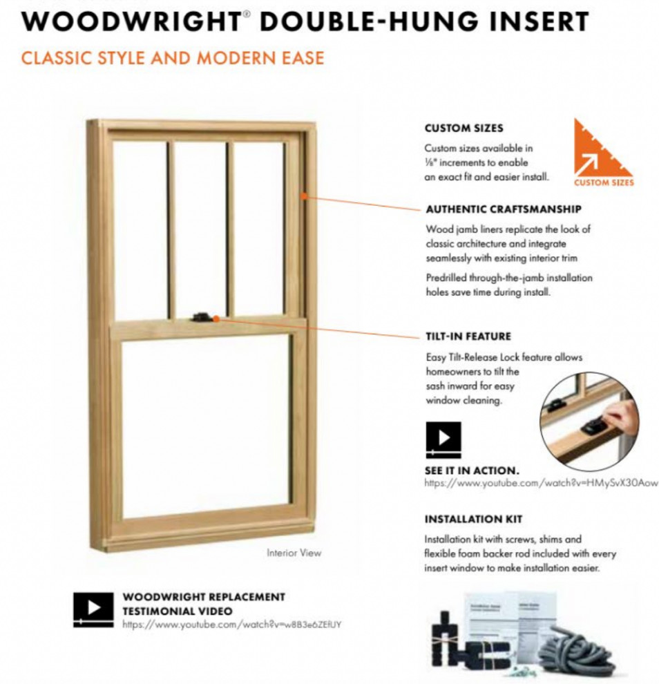 ANDERSEN WINDOWS: SDL vs. FDL / Woodwright or Tilt-Wash