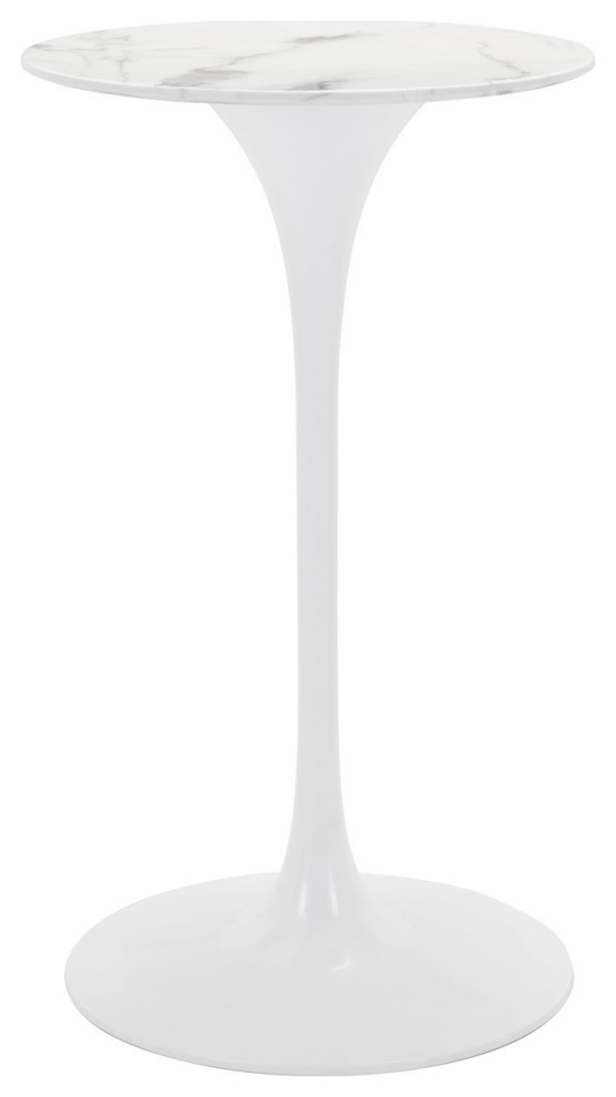 Dylan Bar Table White - Midcentury - Indoor Pub And Bistro Tables - by ...