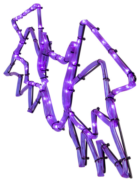 23.5" Lighted Bat with 4 Function Controller Window Silhouette ...