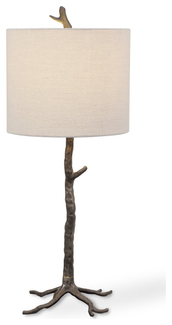 30" Farmhouse Gold Rustic Table Lamp - Rustic - Table Lamps - by ...