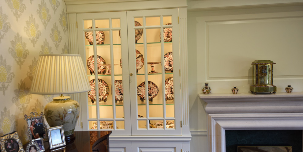 BESPOKE ALCOVE DINING ROOM CABINETS - Traditional - Home Office ...