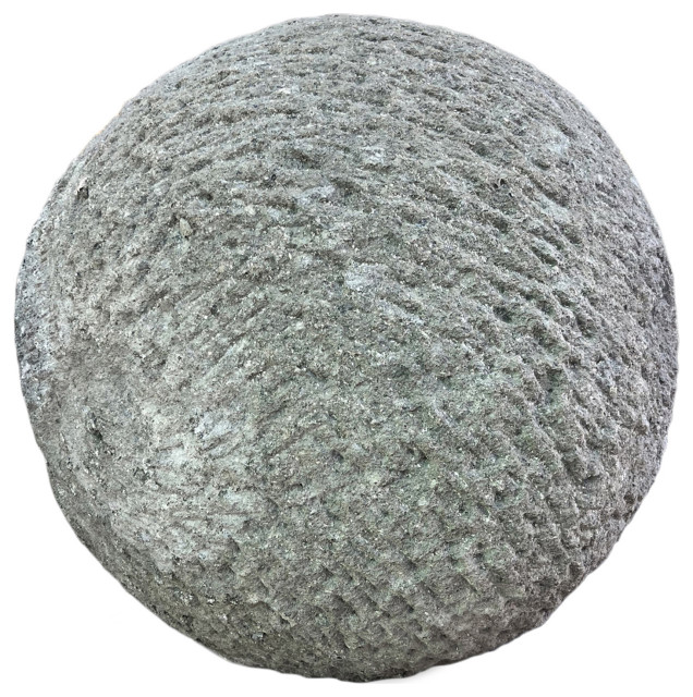 Stone Garden Sphere 24" - Contemporary - Garden Statues And Yard Art ...