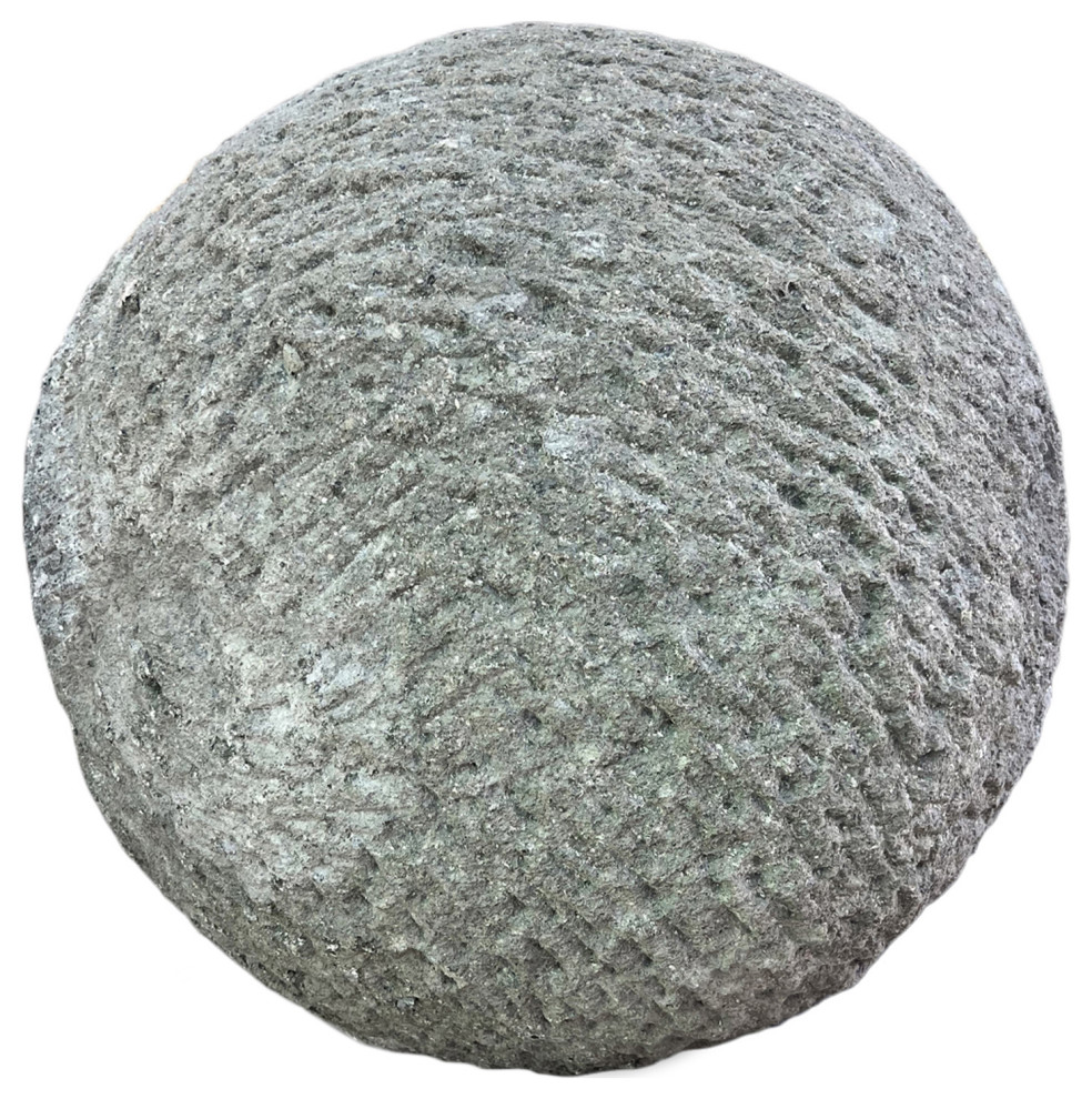 Stone Garden Sphere 24" - Contemporary - Garden Statues And Yard Art ...