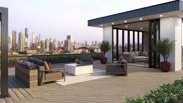 Trex Transcend® Lineage™ Decking: Biscayne - Contemporary - Patio ...