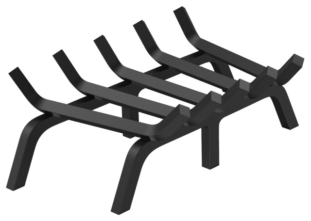 VEVOR 21" Fireplace Log Grate Powder-coated Steel wood Burning Rack ...