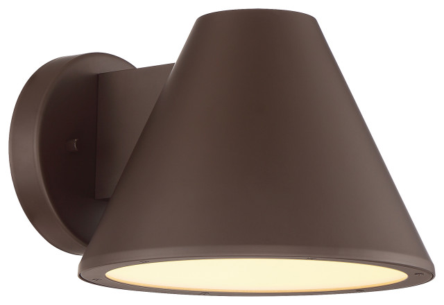 Tortuga Outdoor LED Turtle Friendly Wall Mount, Bronze - Transitional ...