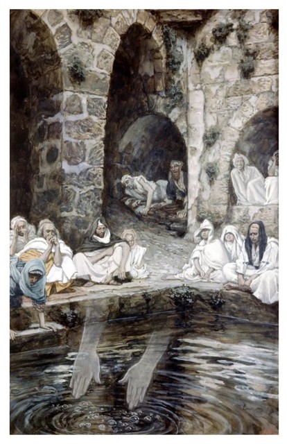 "Pool of Bethesda" Digital Paper Print by James Tissot, 16"x24", 21"x32 ...