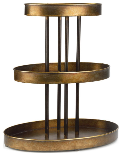 3 Tier Oval Tabletop Display - Contemporary - Serving Trays - by Tripar ...
