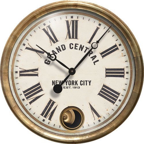 Grand Central Wall Clock Pendulum - Transitional - Wall Clocks - by Em ...