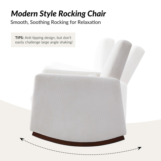 Solid Wood Rocker Chair - Modern - Armchairs And Accent Chairs - by ...
