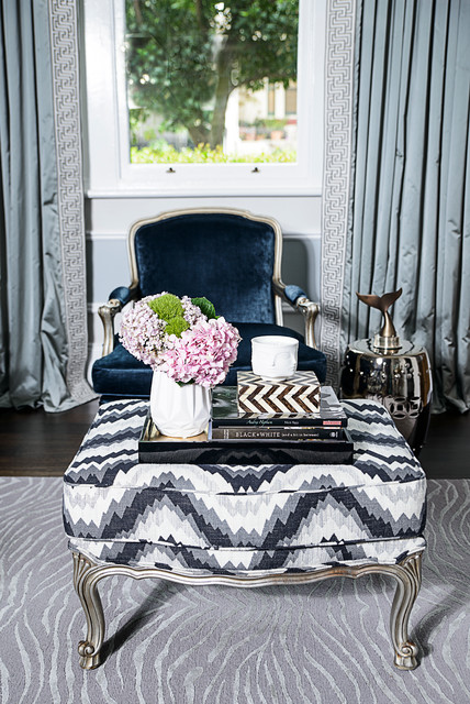 Hollywood Regency Living Room Glamour for Less | Houzz NZ