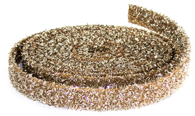 Glitter Rope, 12 Rolls, 1"x15'L Plastic - Contemporary - Christmas ...